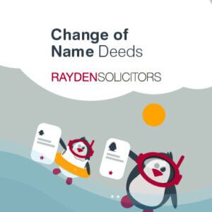 Change of Name Deed Solicitors UK | Rayden Family Law
